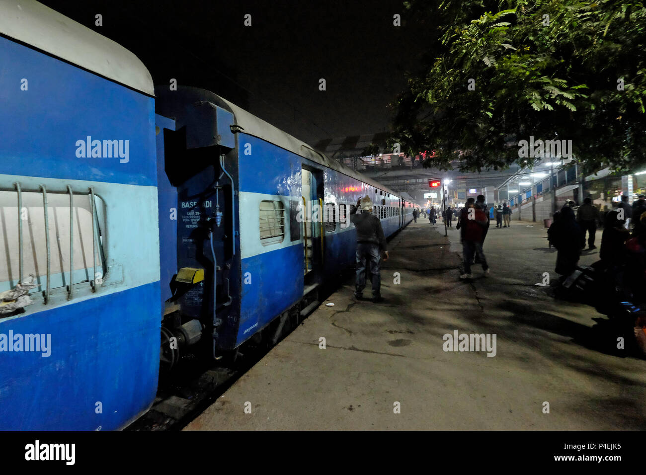 India, Varanasi, railway station Stock Photo - Alamy