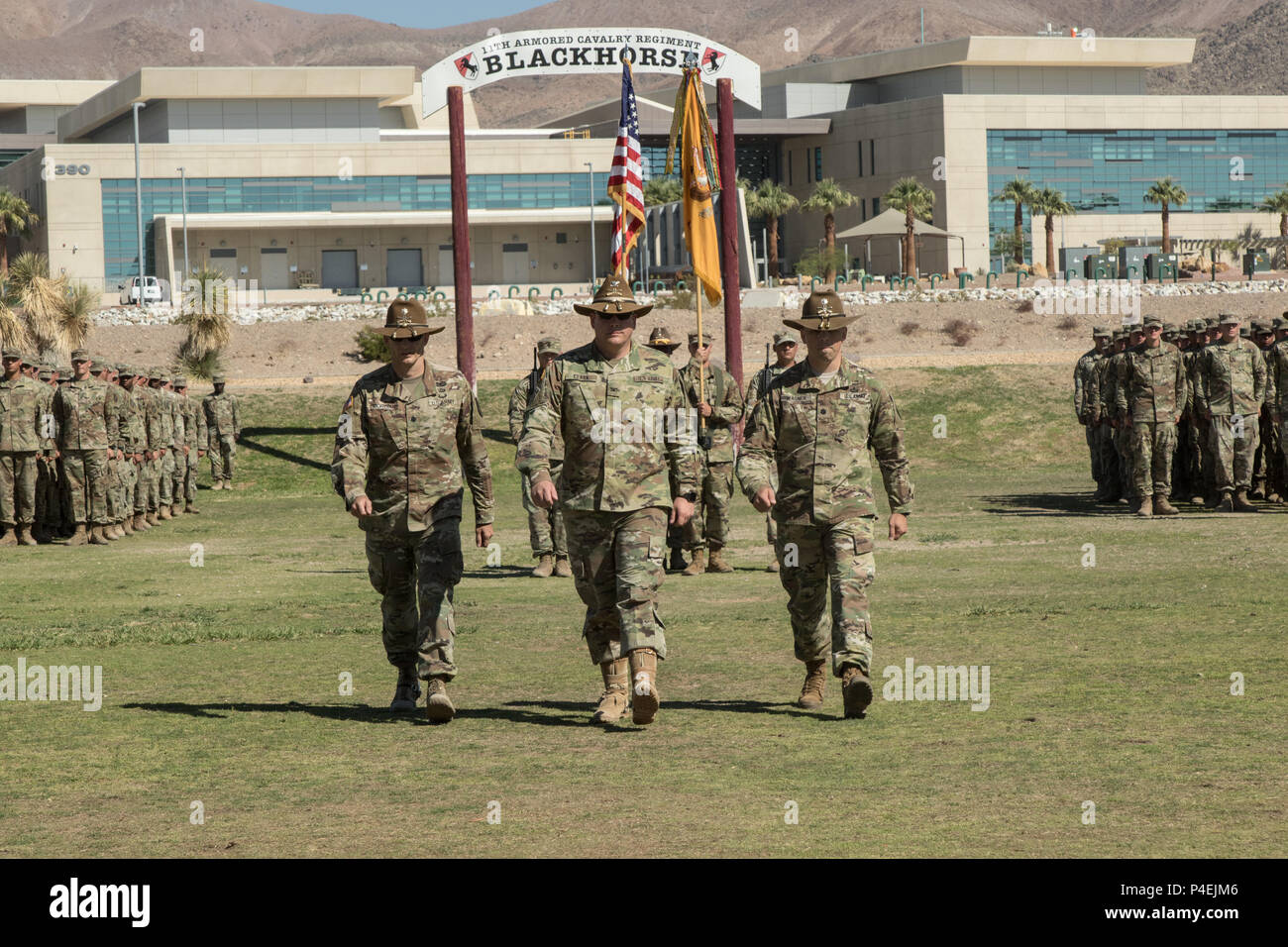U.S. Army Lt. Col. Rodney Morgan, outgoing commander, 2nd Squadron ...