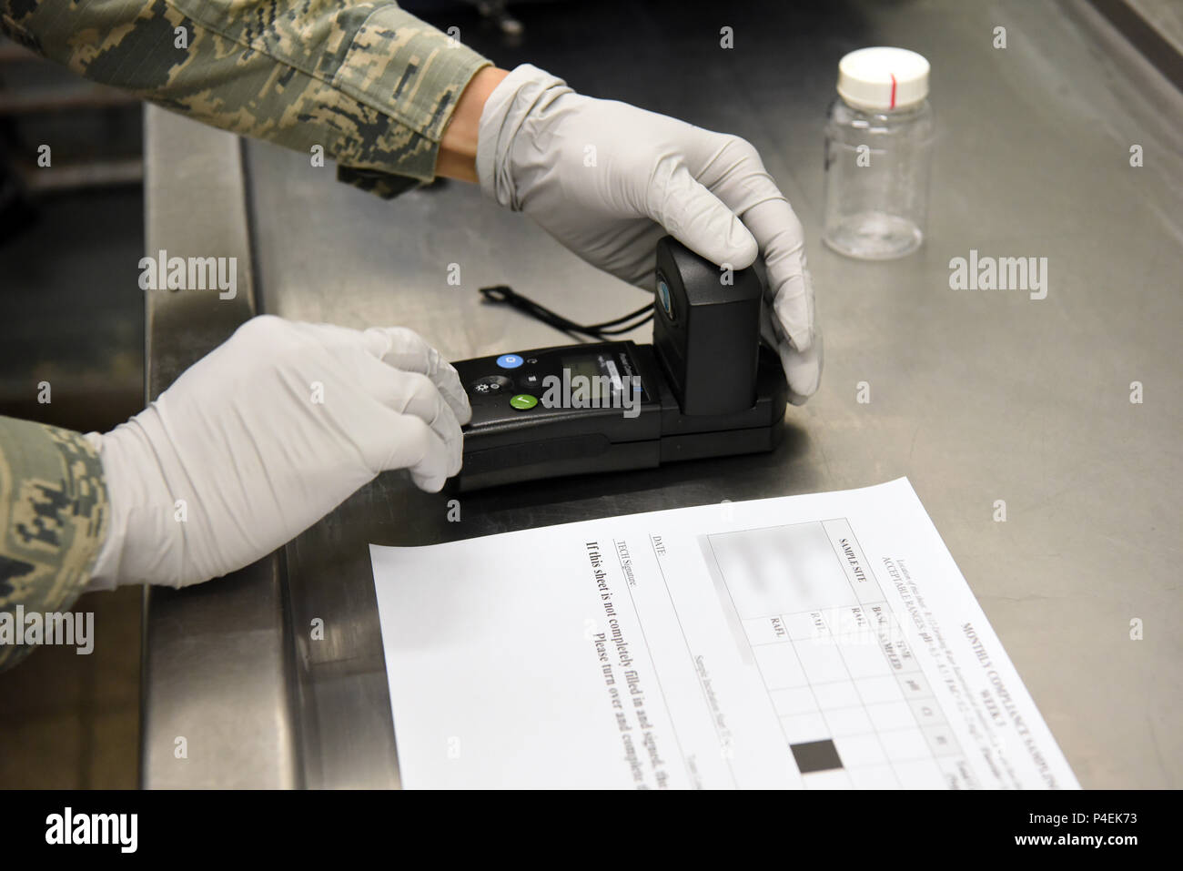 An Airman assigned to the 48th Aerospace Medicine Squadron ...