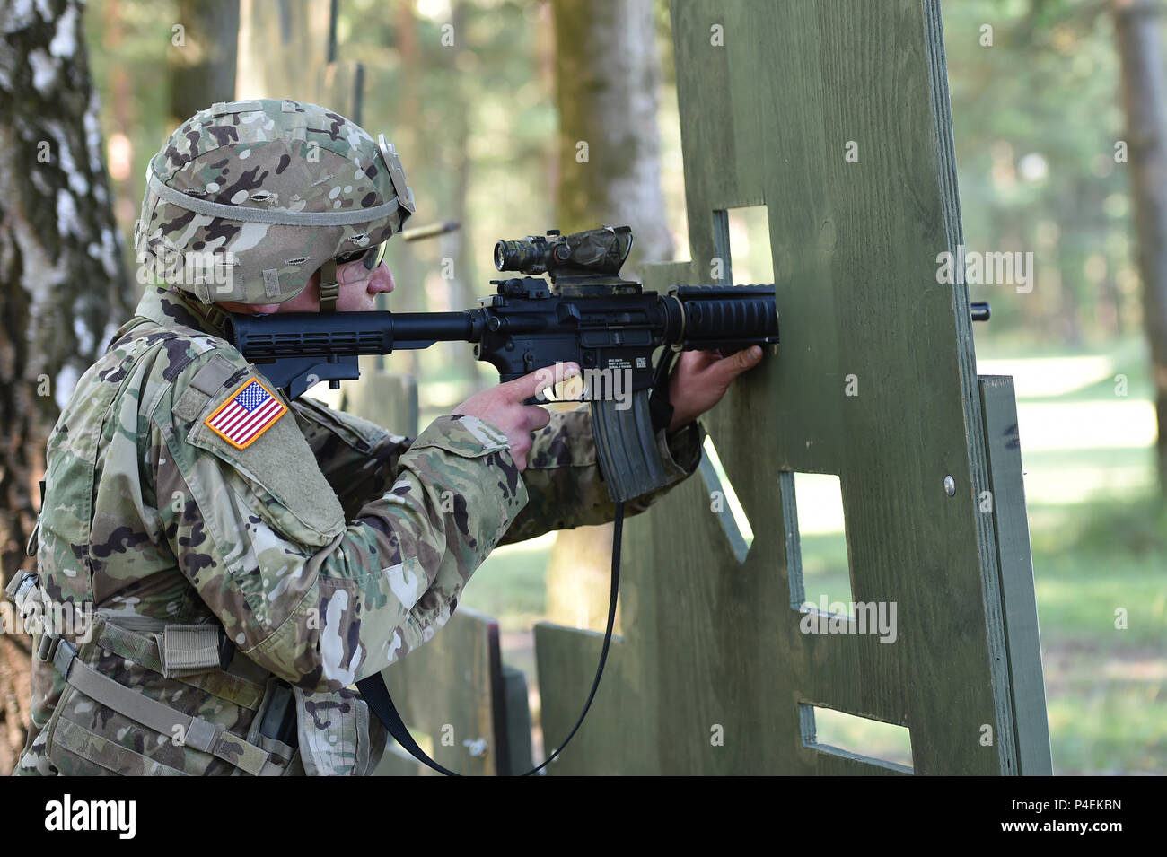 U.S. Army Spc. Derek R. Teegardin assigned to 1st Battalion, 4th ...