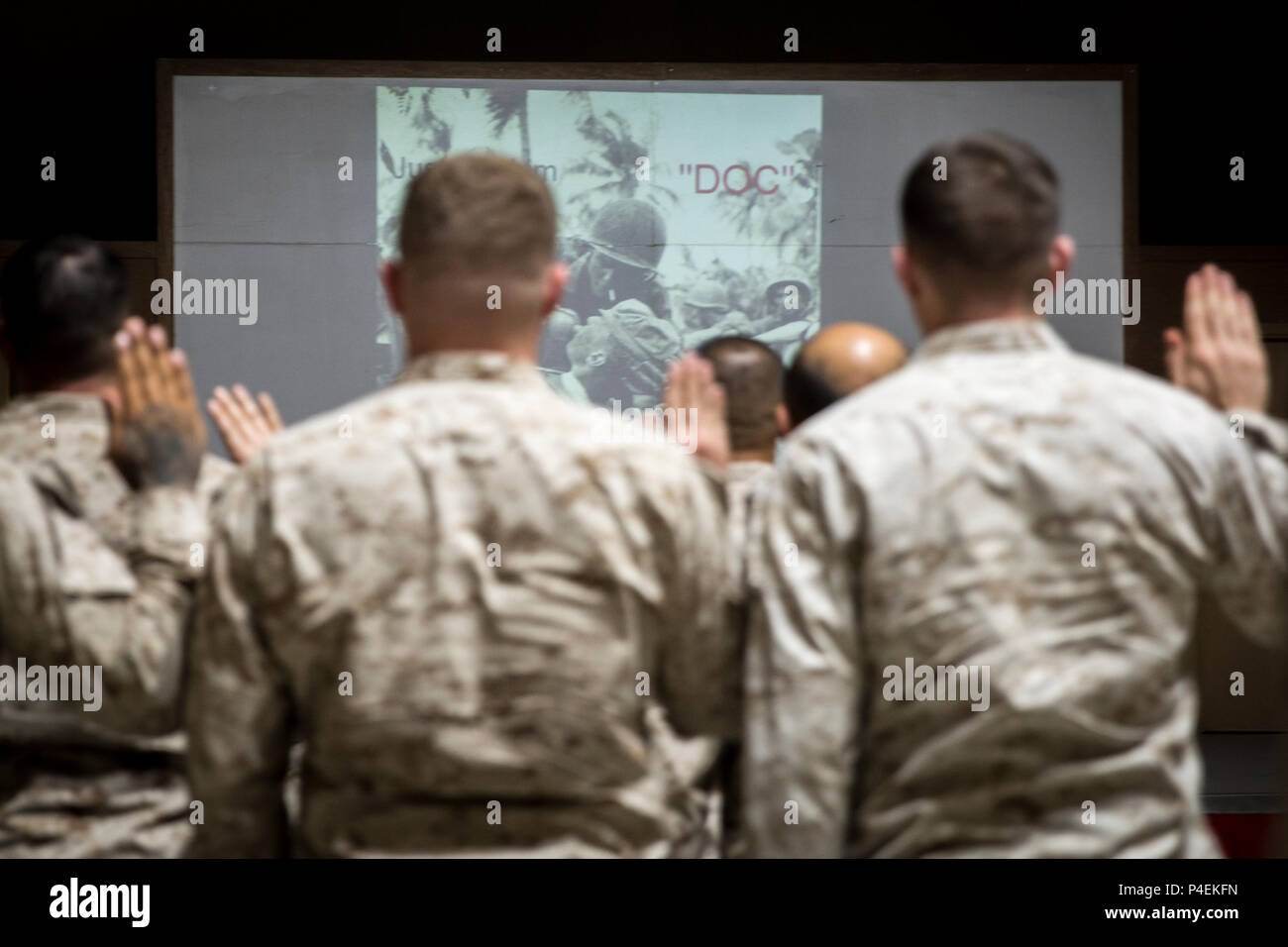 Corpsman pledge hi-res stock photography and images - Alamy