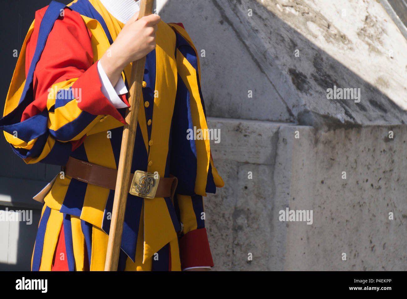 Swiss guard in traditional uniform hi-res stock photography and images ...