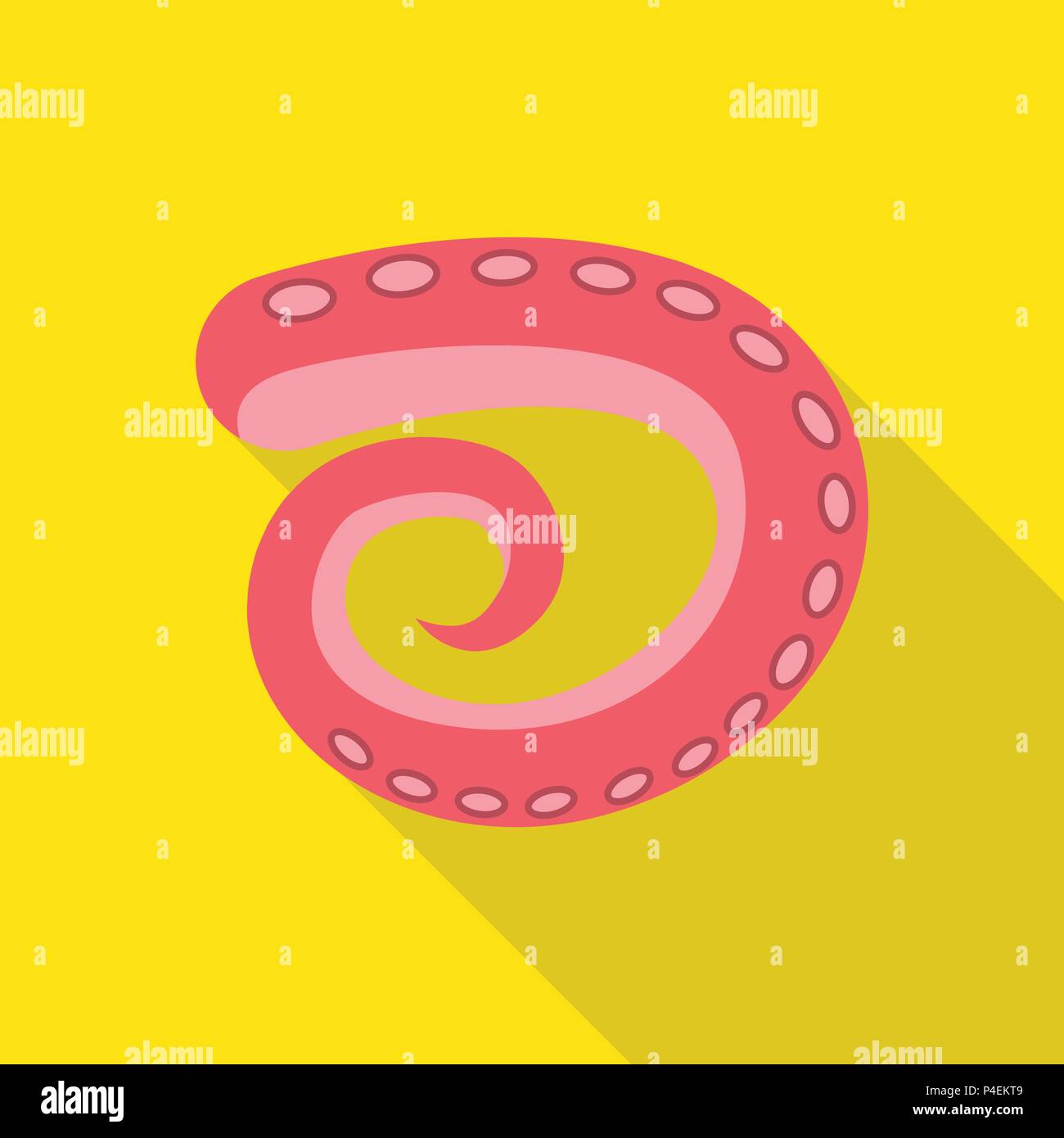 Cooked octopus dish Stock Vector Images - Alamy