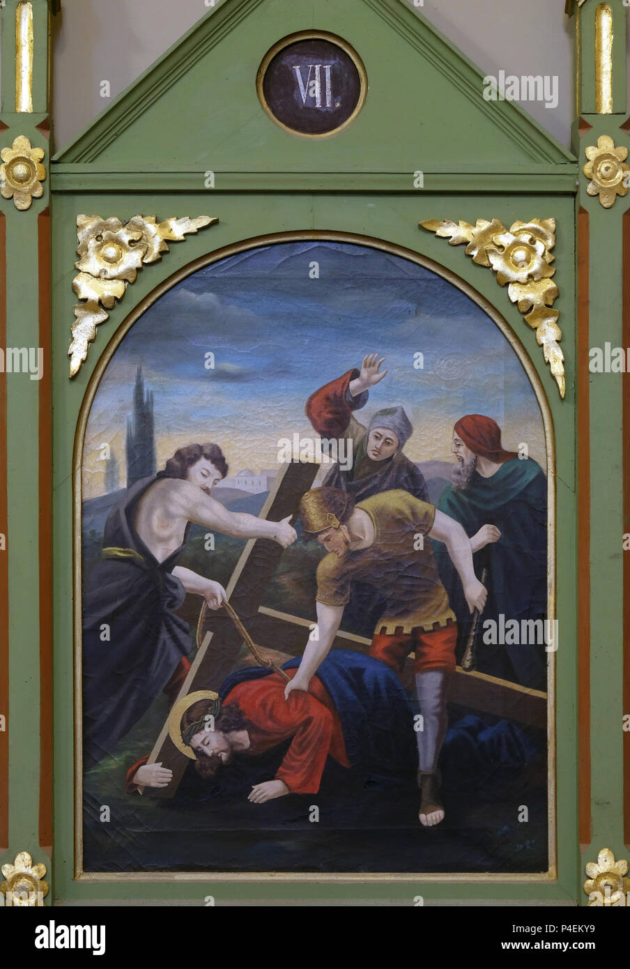 Jesus falls the second time hi-res stock photography and images - Alamy