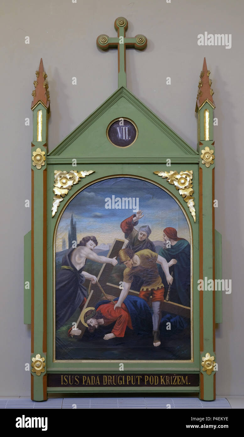 Jesus falls the second time hi-res stock photography and images - Alamy