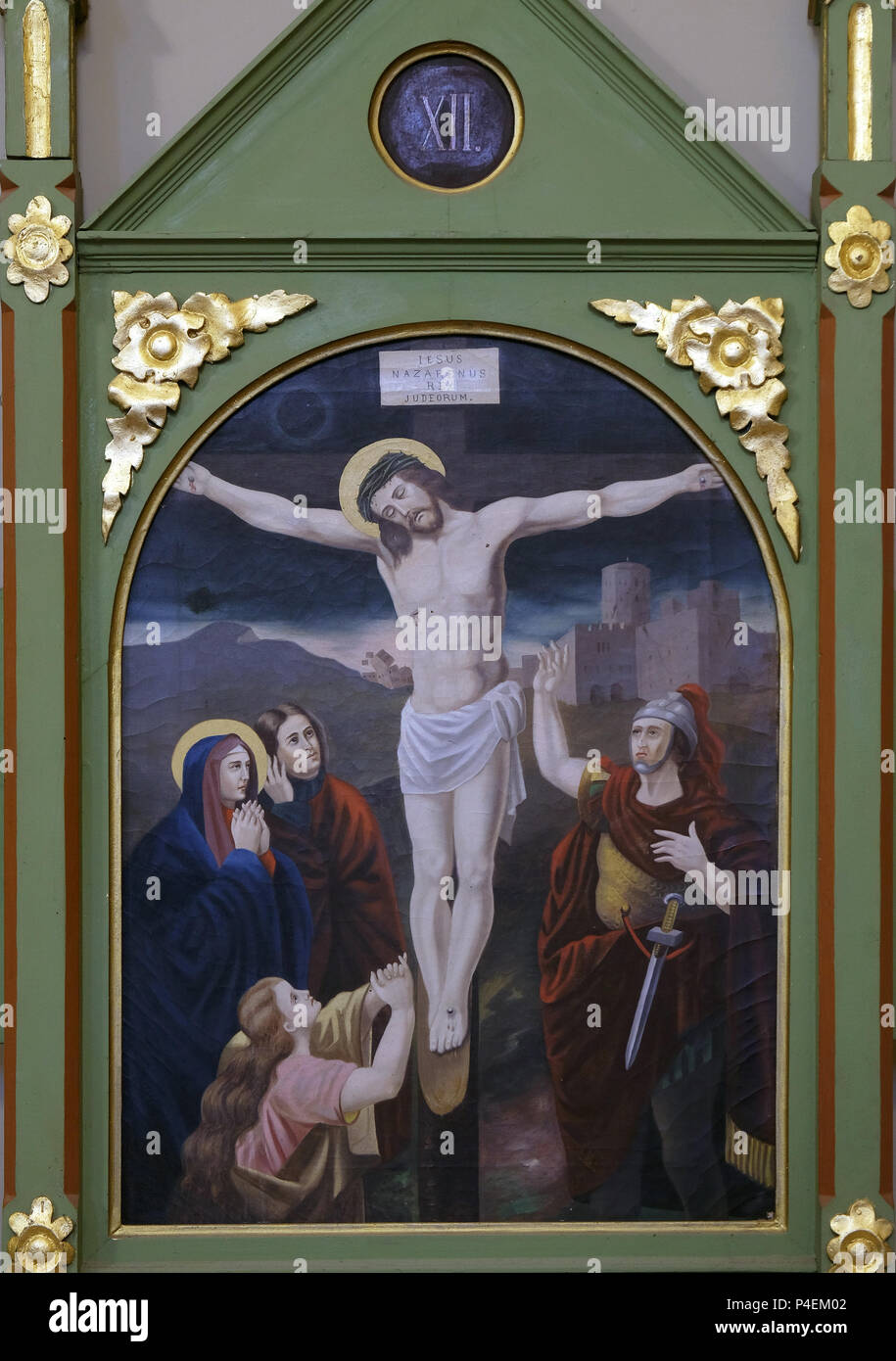 12th Stations of the Cross, Jesus dies on the cross, church of Saint ...