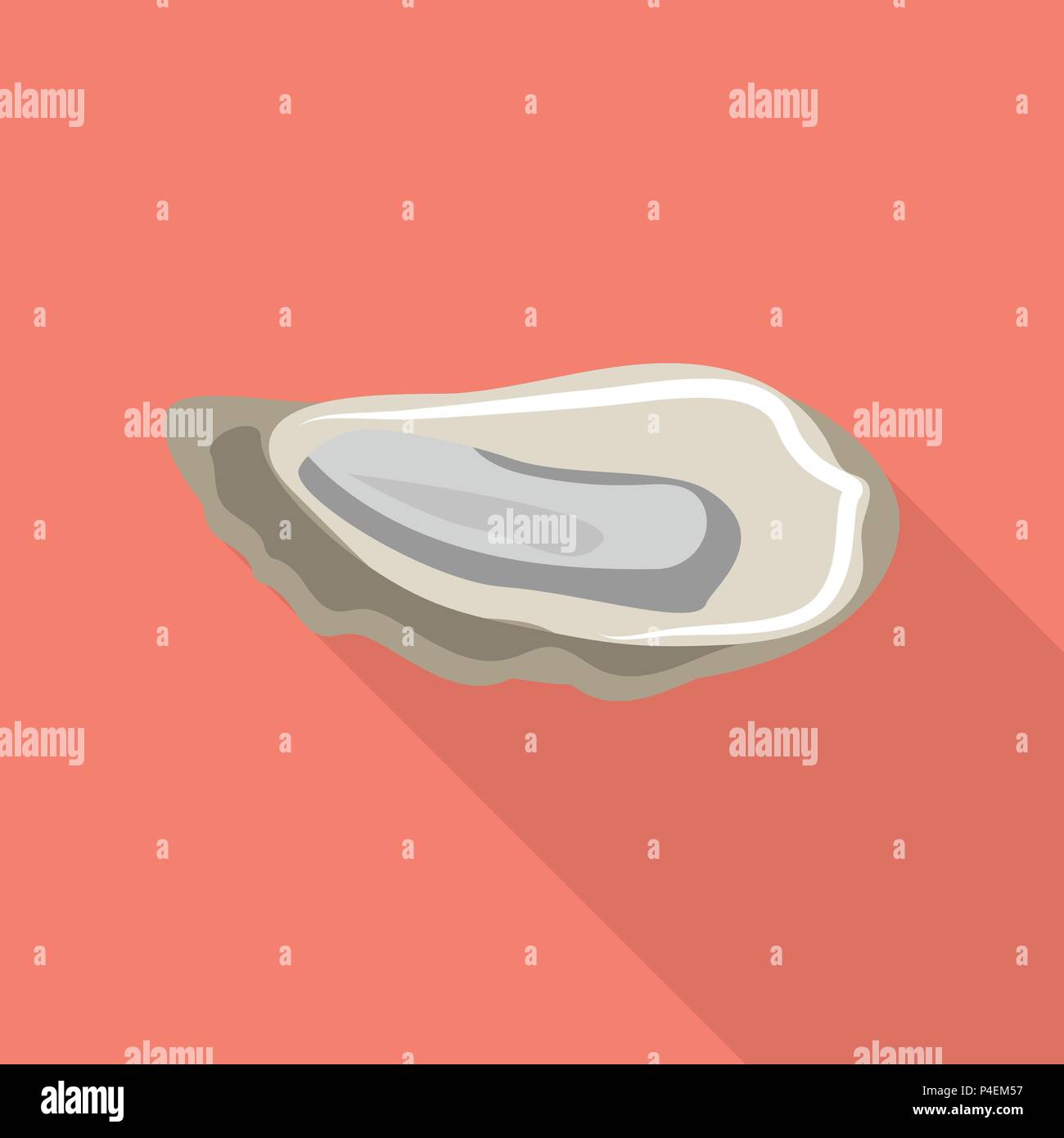 Mollusc icon, flat style Stock Vector Image & Art - Alamy