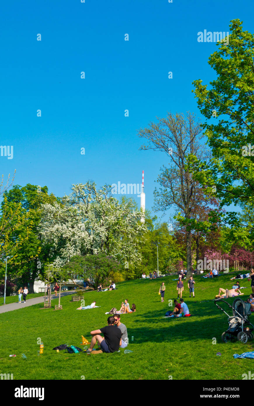 Riegrovy sady, Prague, Czech Republic Stock Photo - Alamy