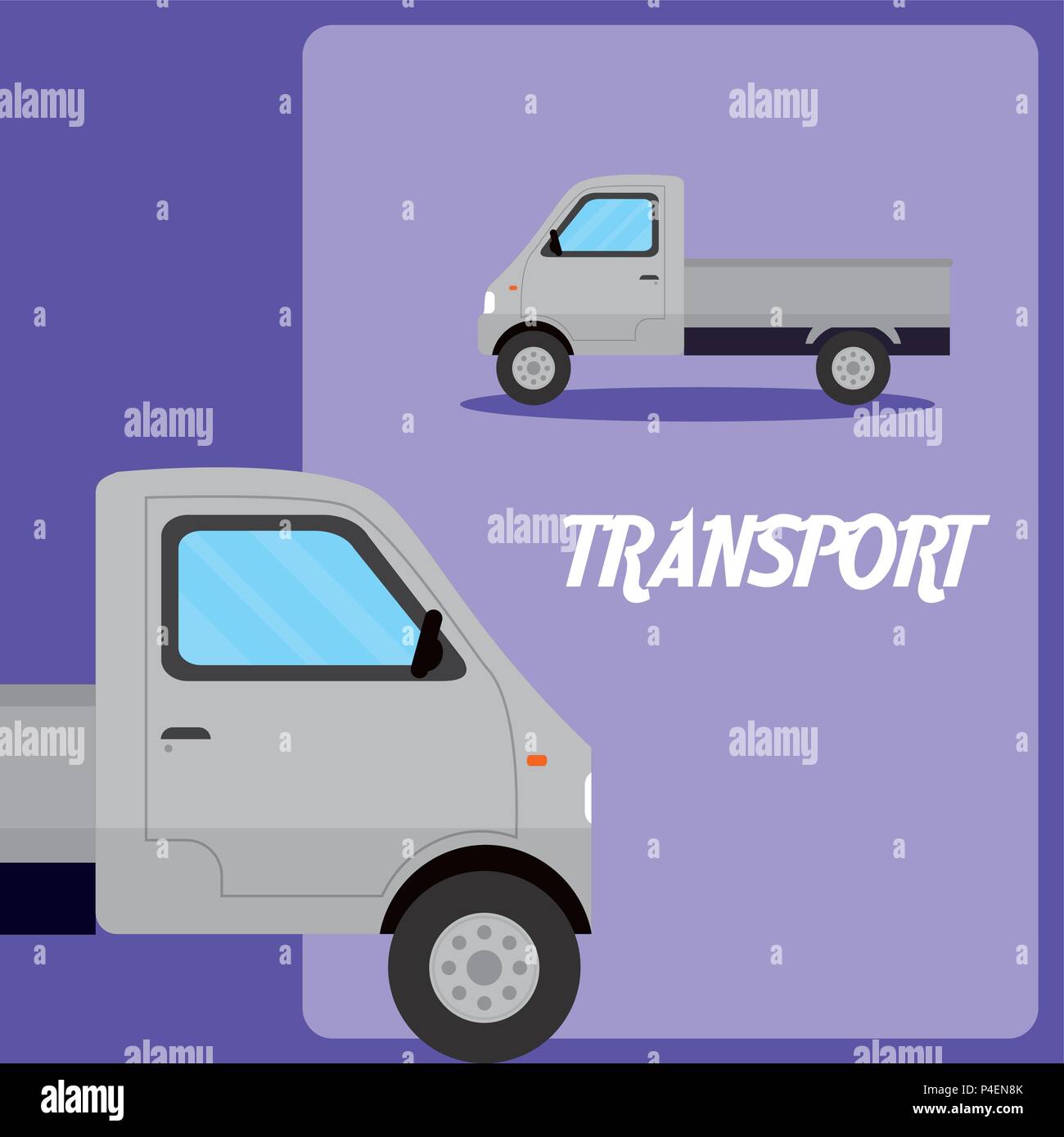 Cargo truck transport vehicle Stock Vector Image & Art - Alamy