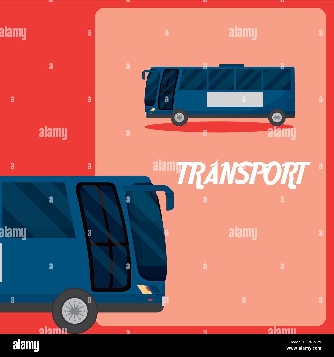 Public bus transport vehicle Stock Vector Image & Art - Alamy