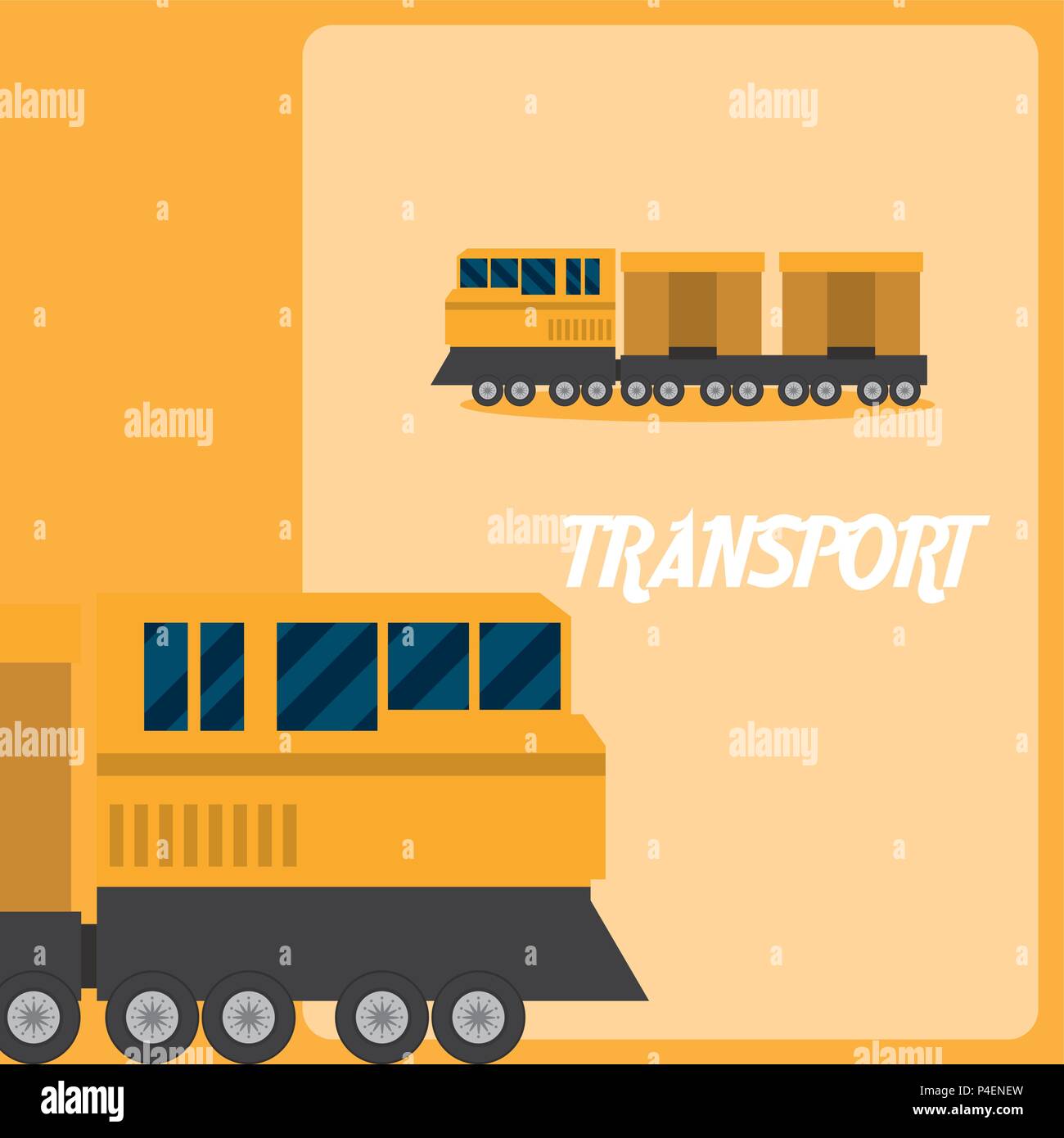 Train transport vehicle Stock Vector Image & Art - Alamy
