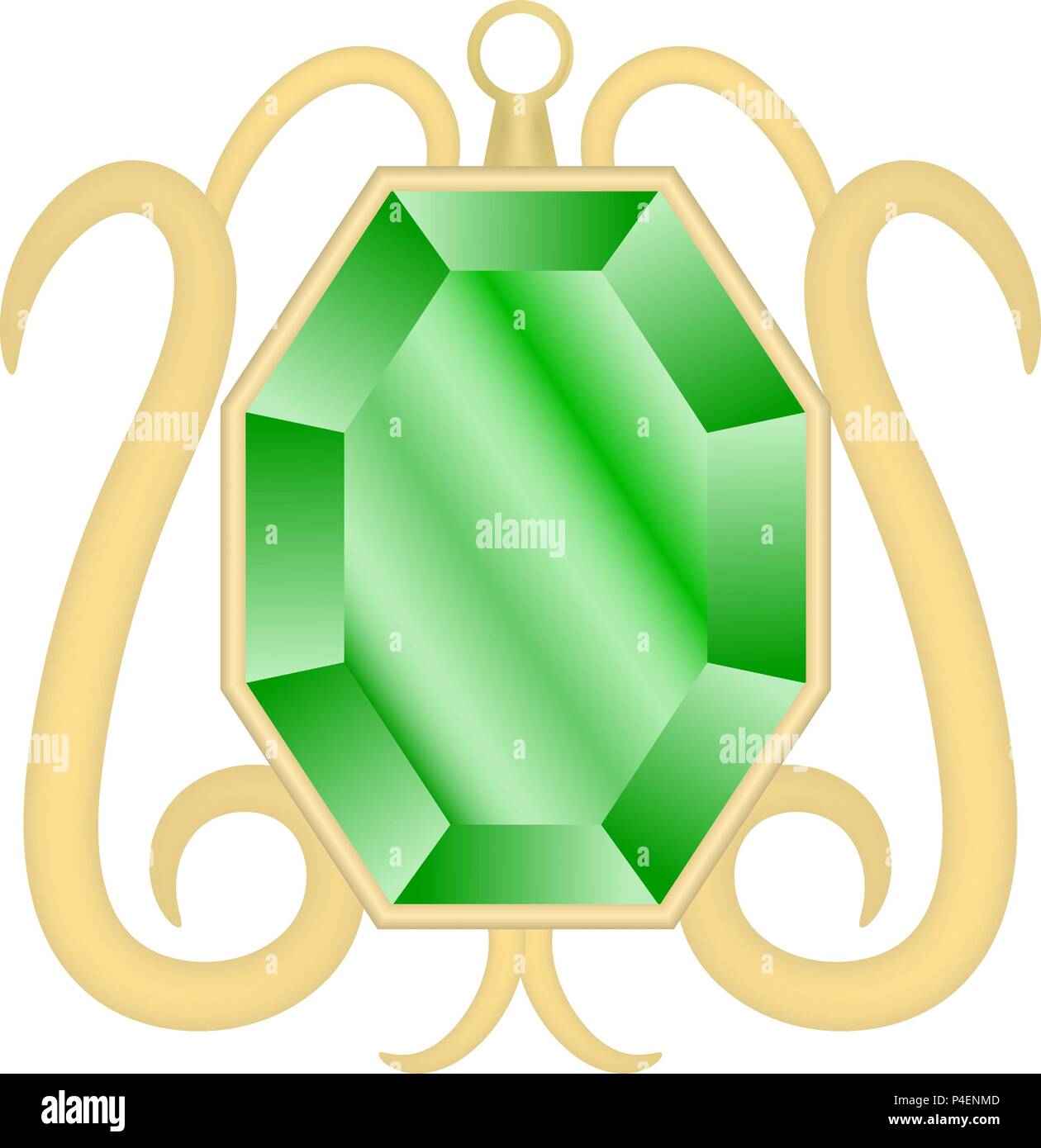 Peridot gemstone mockup, realistic style Stock Vector Image & Art - Alamy
