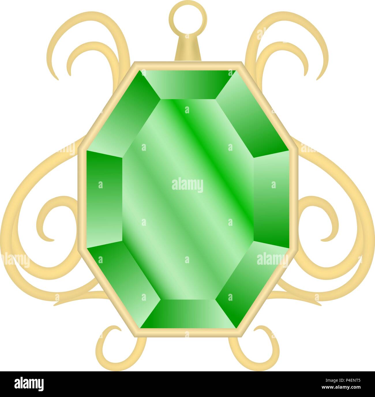 Peridot jewelry mockup, realistic style Stock Vector Image & Art - Alamy