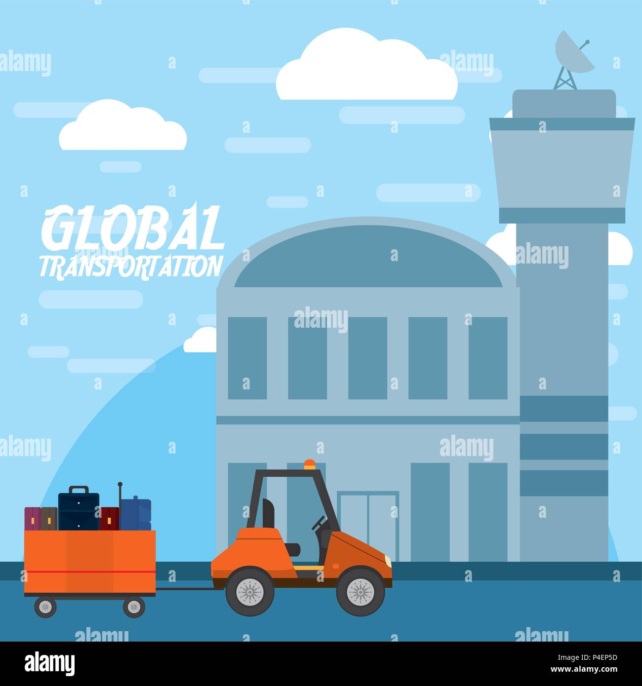 Global freight traffic Stock Vector Images - Alamy