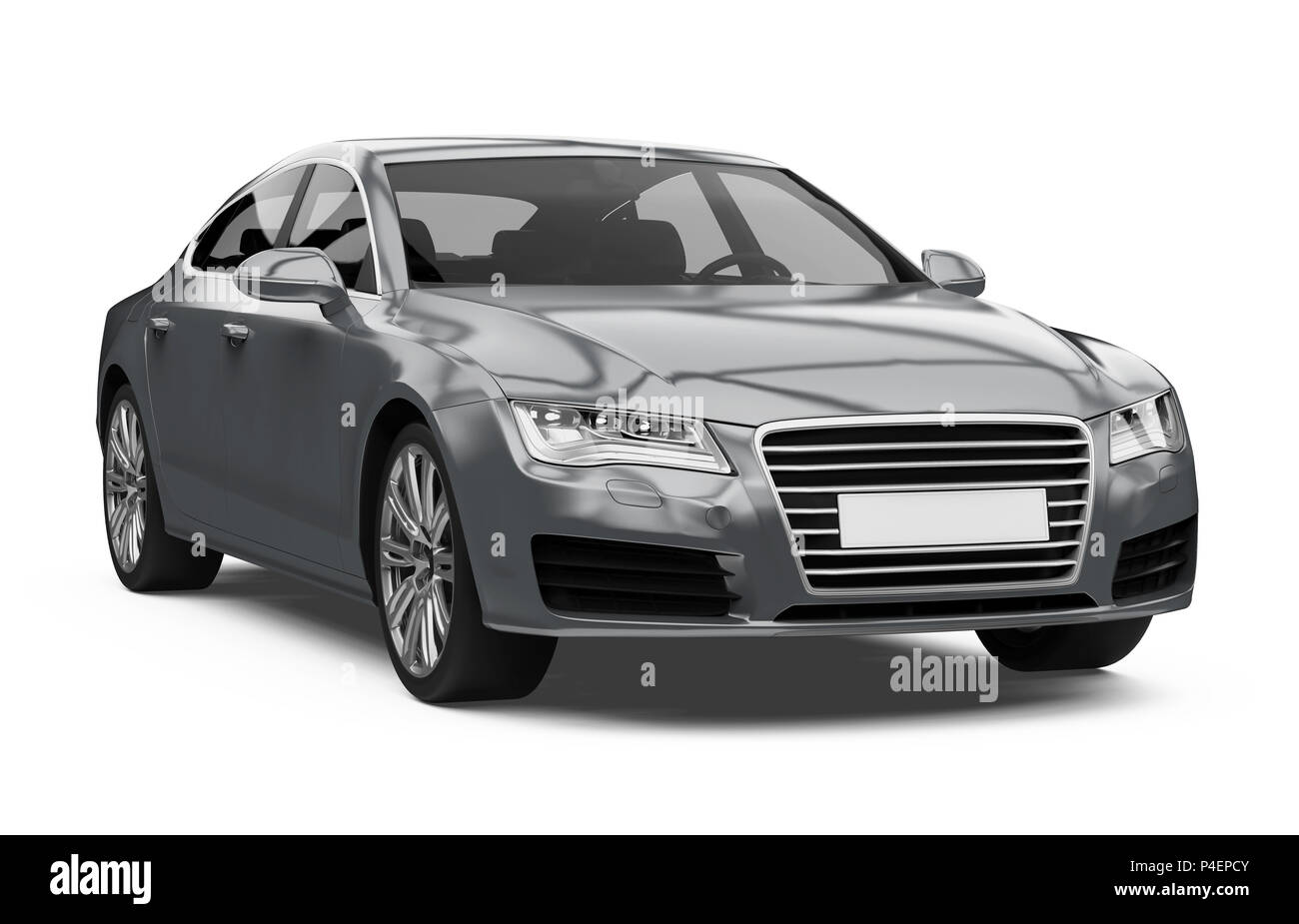 Luxury Sedan Car Isolated Stock Photo - Alamy