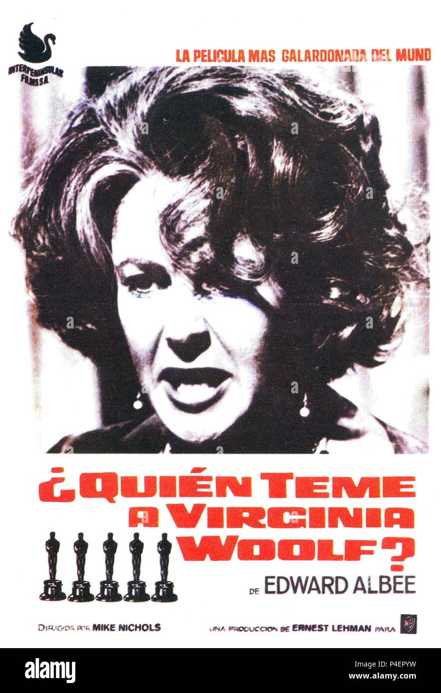 Original Film Title: WHO'S AFRAID OF VIRGINIA WOOLF?. English Title ...