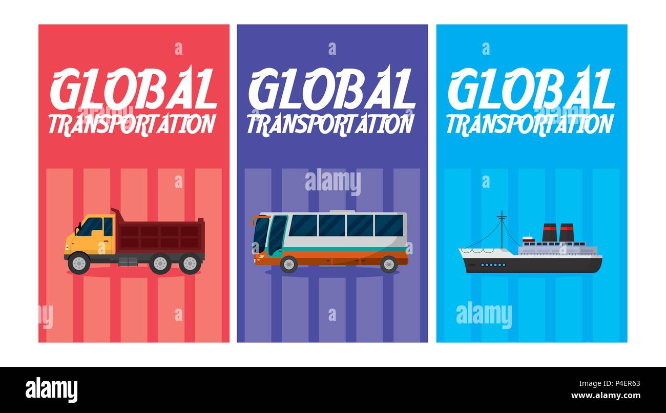 Global transportation concept Stock Vector Image & Art - Alamy