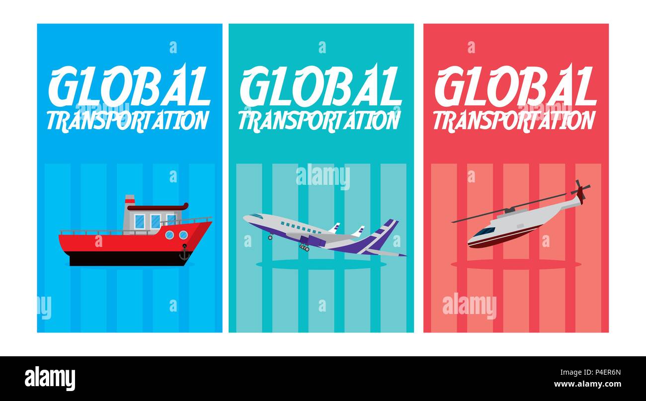 Global transportation concept Stock Vector Image & Art - Alamy