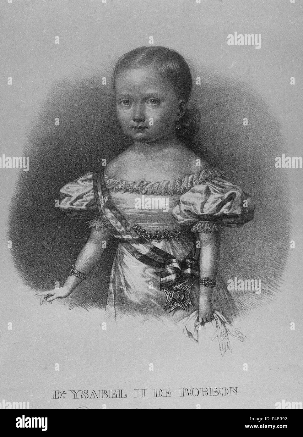 DOÑA ISABEL II DE BORBON - REINA CATOLICA DE ESPAÑA. Location: MUSEO DE ...
