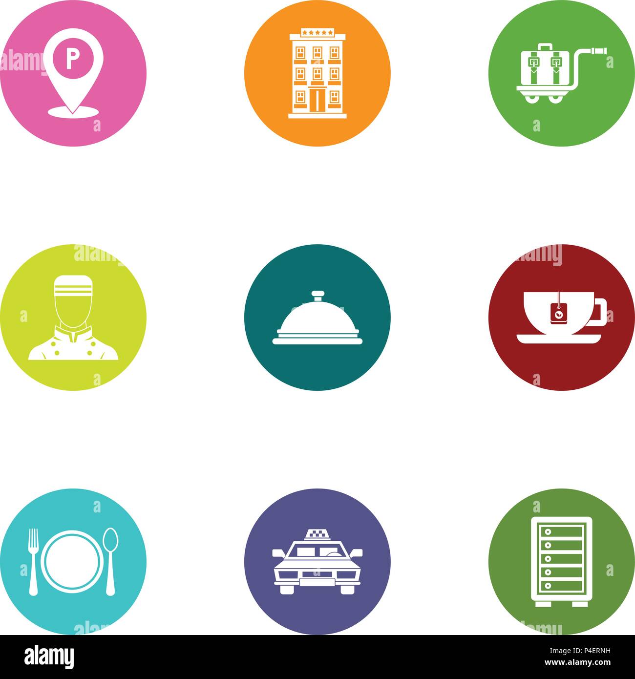 Cream taxi Stock Vector Images - Alamy