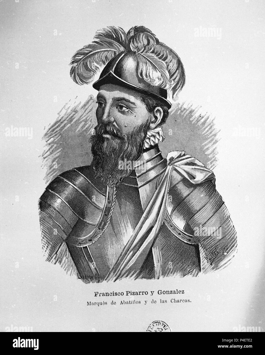 Francisco pizarro Black and White Stock Photos & Images - Alamy