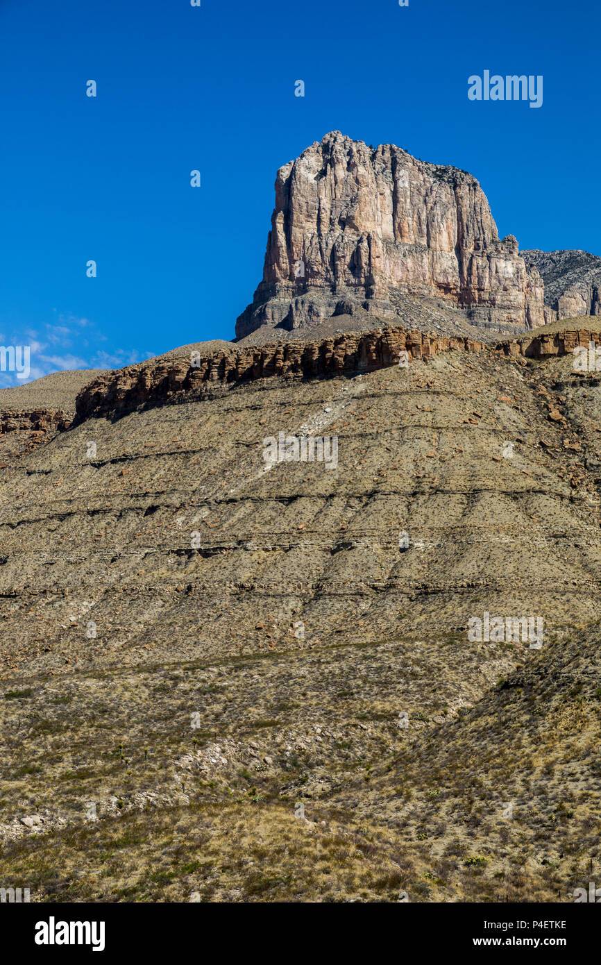 Guadalupe Peak, El Capitan reef, Texas, USA Stock Photo - Alamy