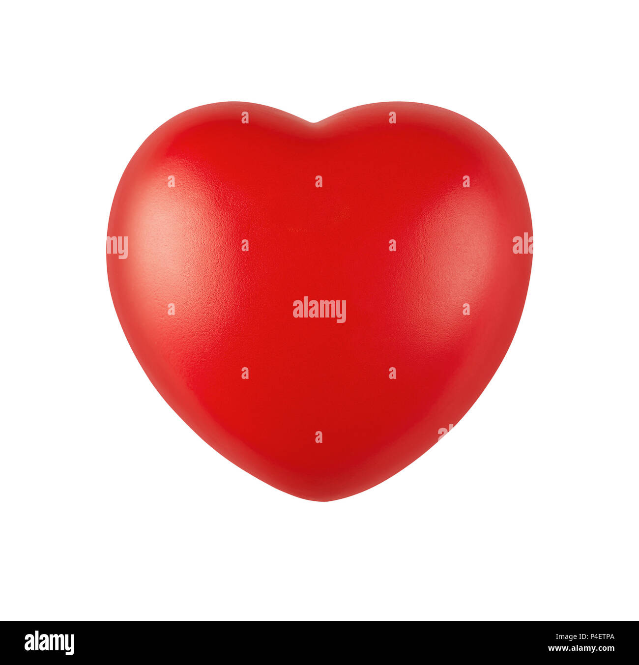 Red rubber heart Stock Photo - Alamy