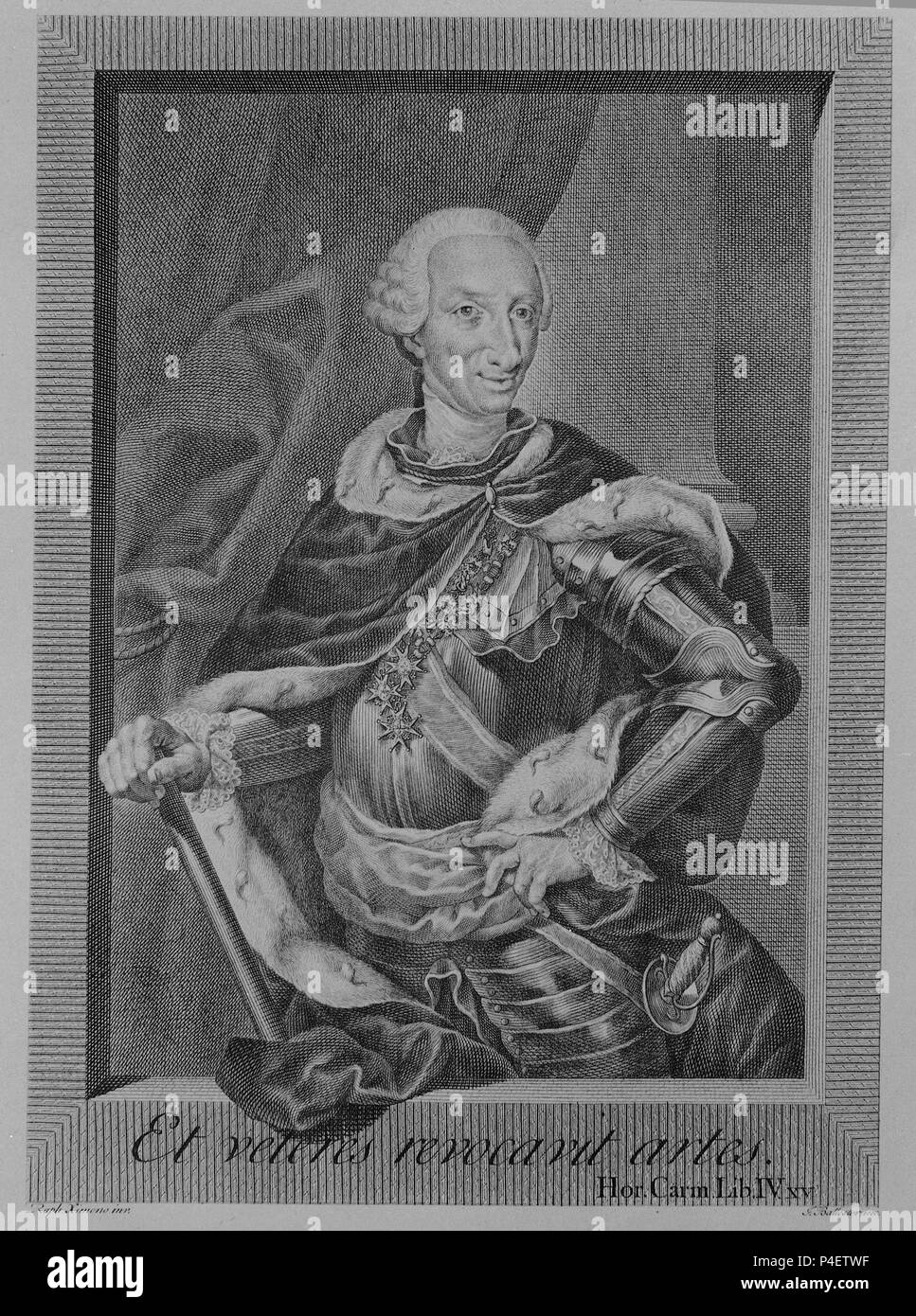 CARLOS III DE BORBON REY DE ESPAÑA - 1716/1788. Location: BIBLIOTECA ...