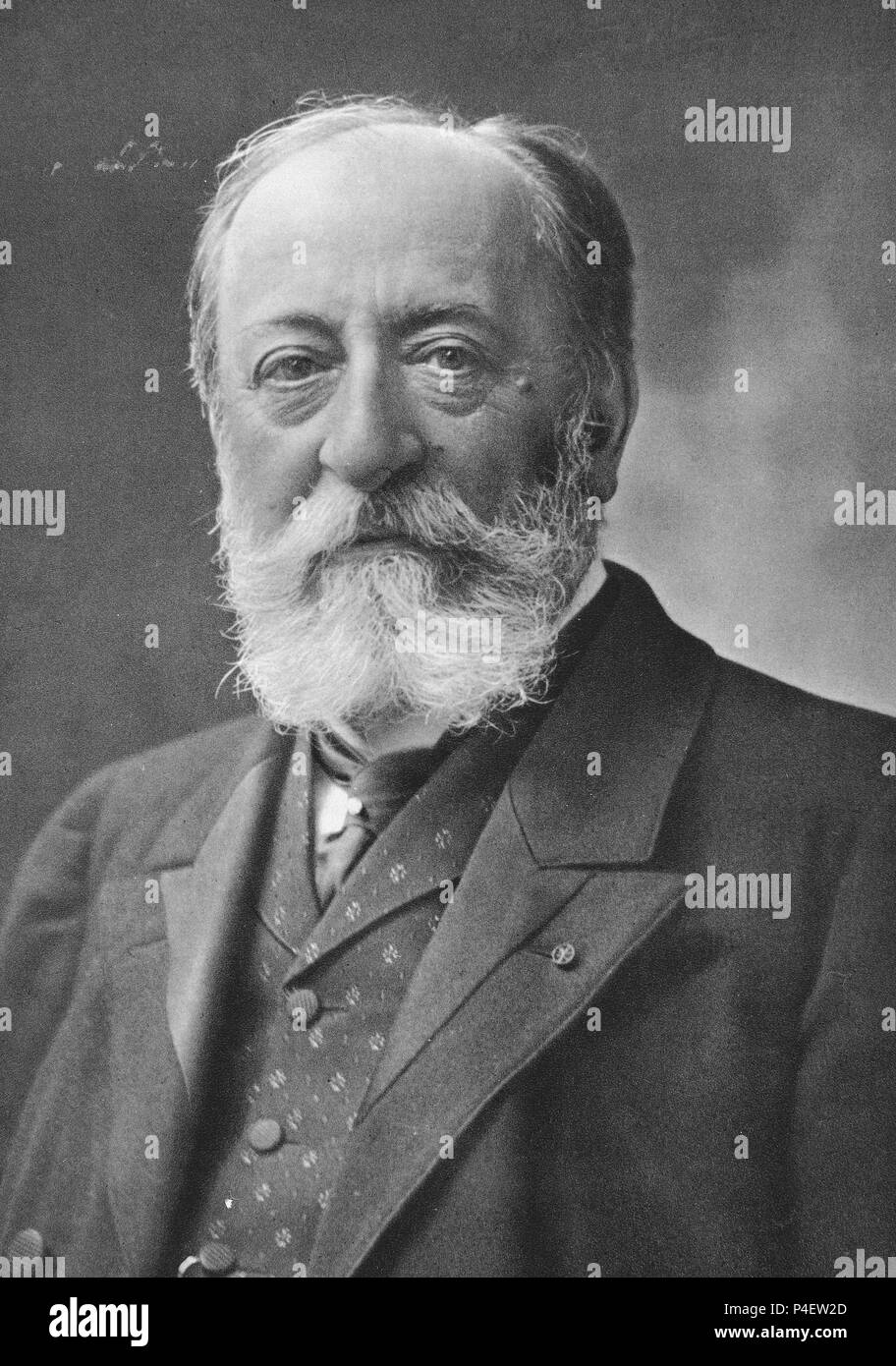 Camille saint saens 1835 1921 french composer hi-res stock photography ...