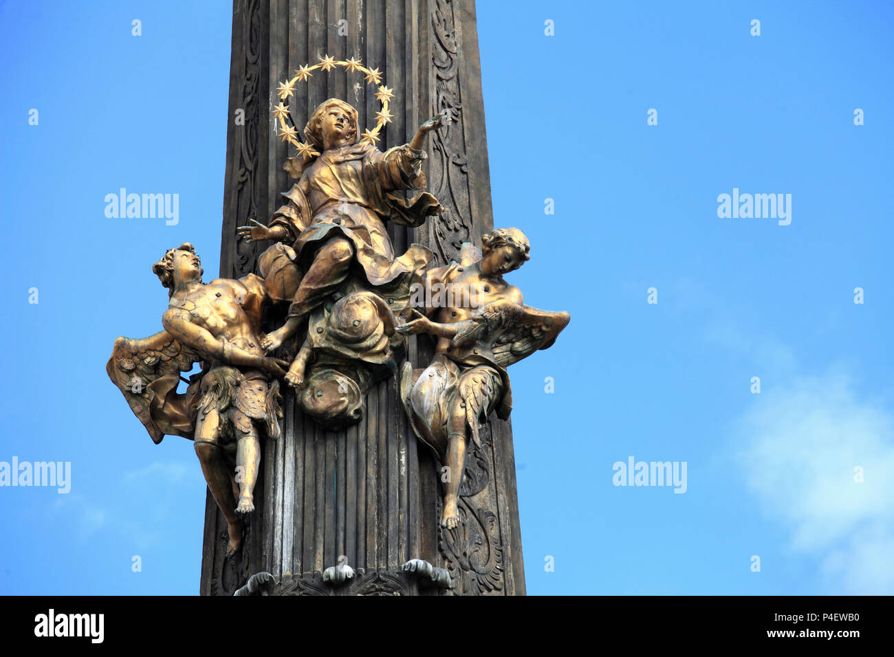 Czech Republic, Moravia, Olomouc, Holy Trinity Column Stock Photo - Alamy