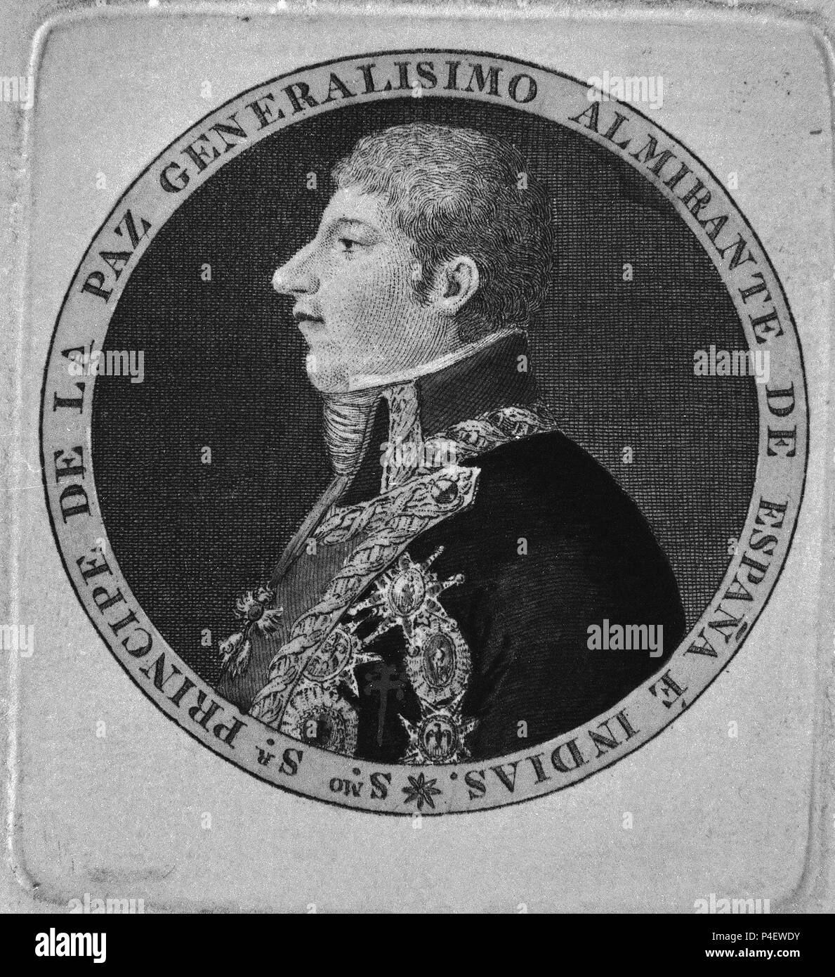 MANUEL GODOY ALVAREZ DE FARIA - 1767/1851 - POLITICO ESPAÑOL Y 1º ...