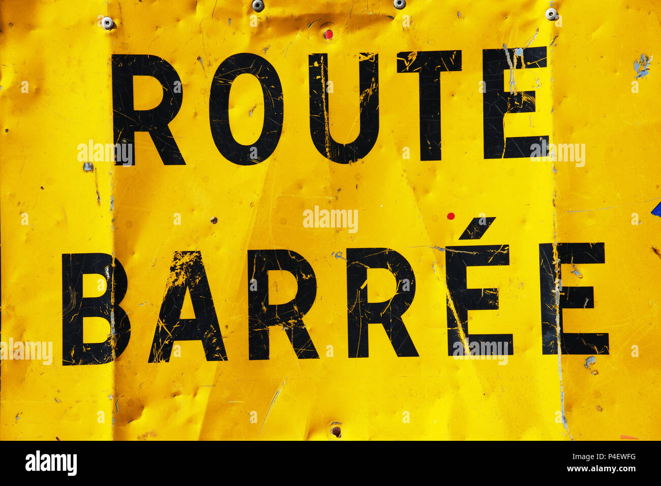 Deviation traffic signs hi-res stock photography and images - Alamy