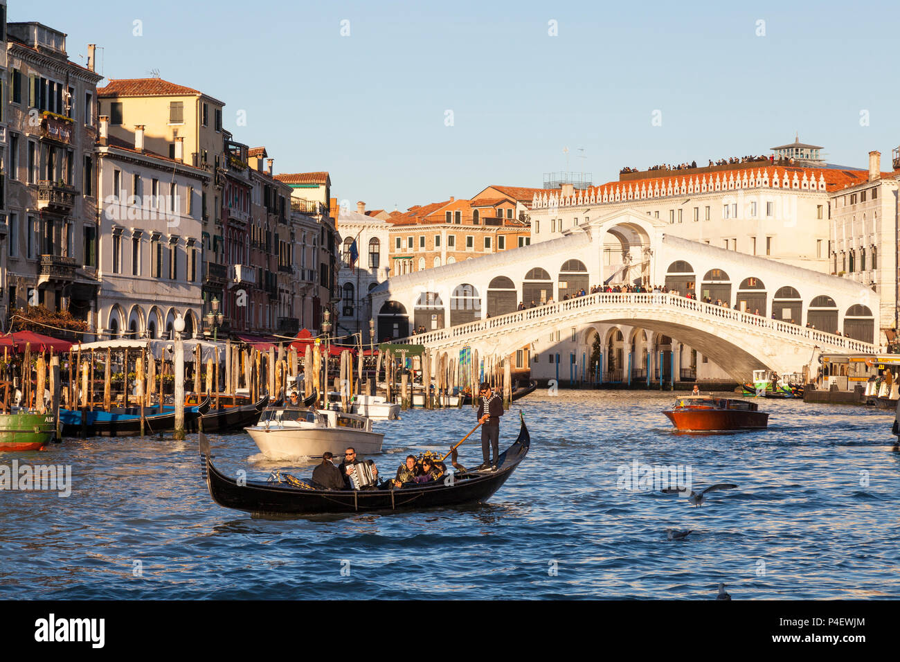Romantic gondola ride on the Grand Canal at sunset with serenade ...