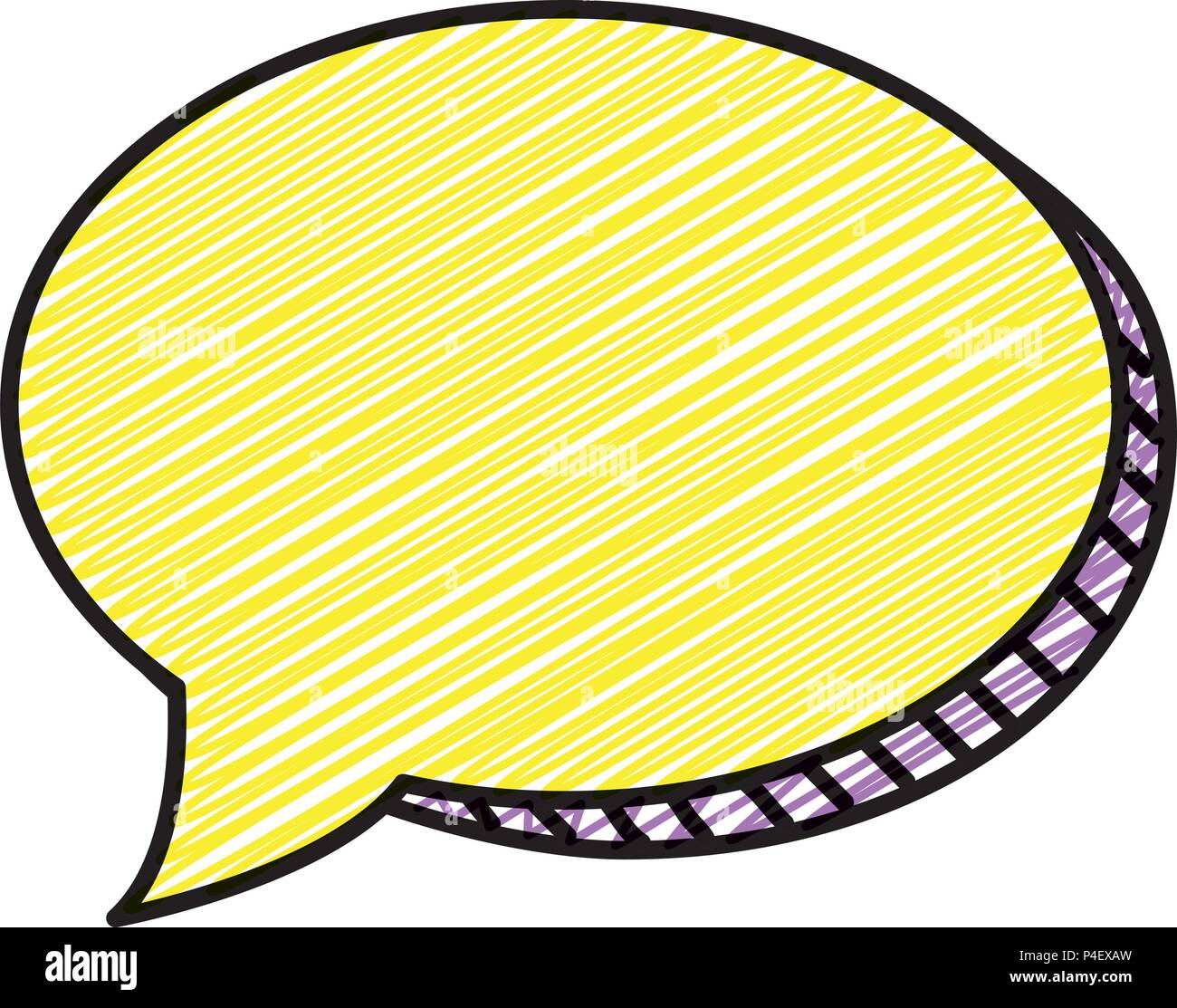 doodle chat bubble pop art message Stock Vector Image & Art - Alamy