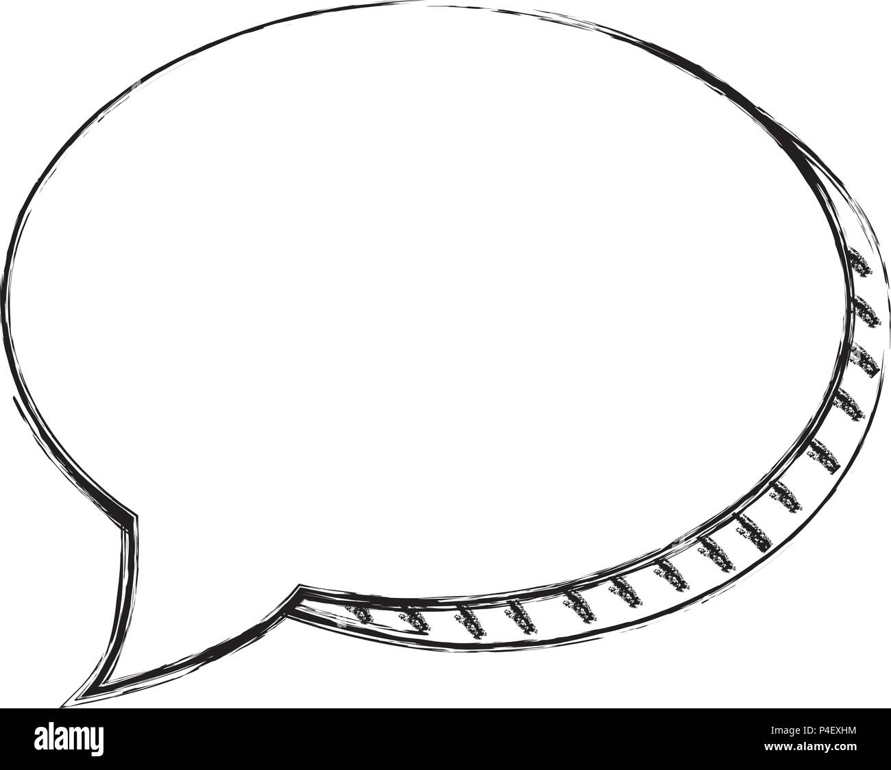 grunge chat bubble pop art message Stock Vector Image & Art - Alamy