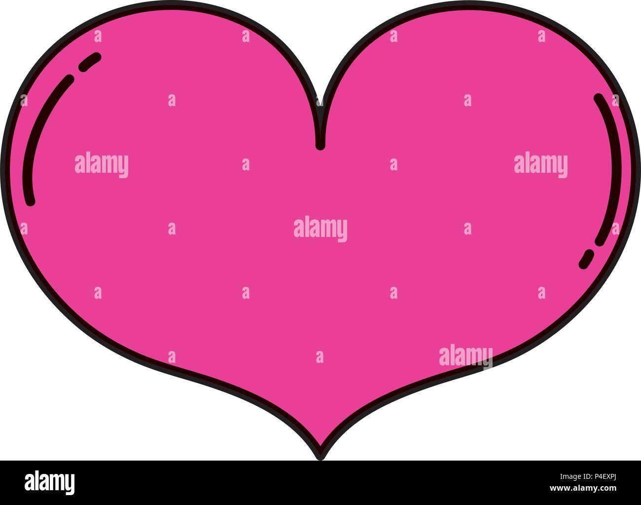 color heart love art symbol design Stock Vector Image & Art - Alamy