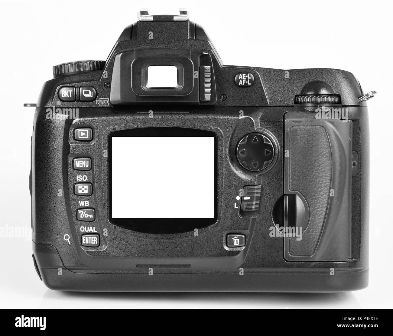 Digital camera with copy space Stock Photo - Alamy