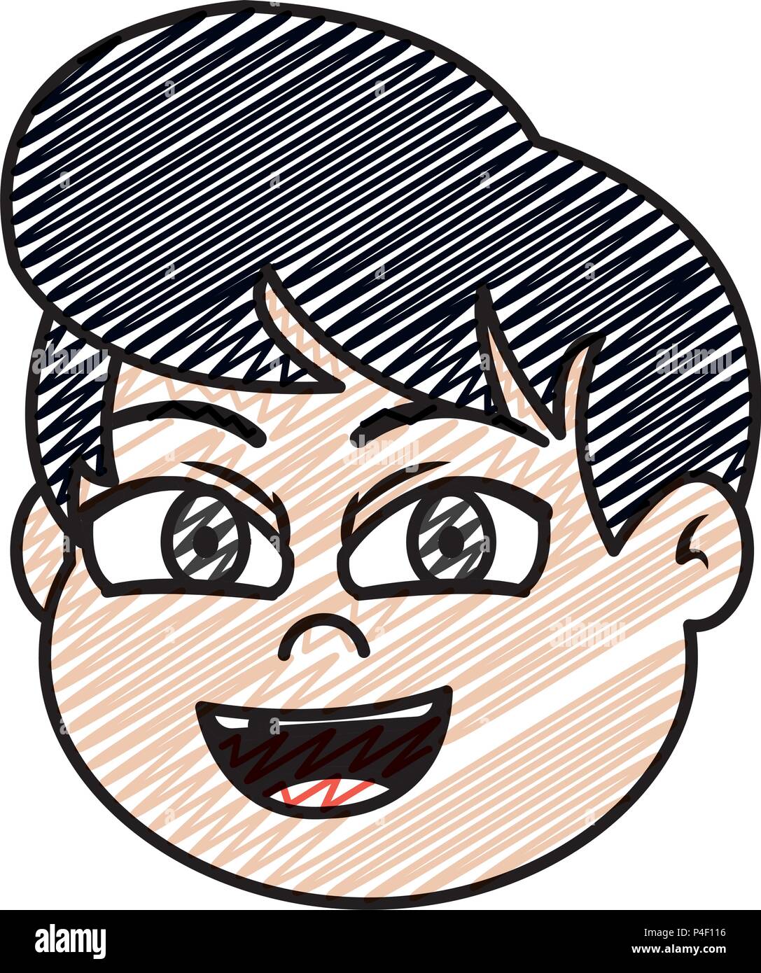 Head without face Stock Vector Images - Alamy