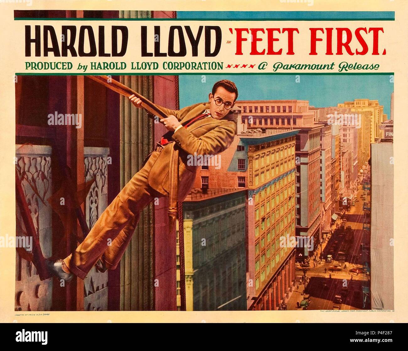 Original Film Title: FEET FIRST. English Title: FEET FIRST. Film ...