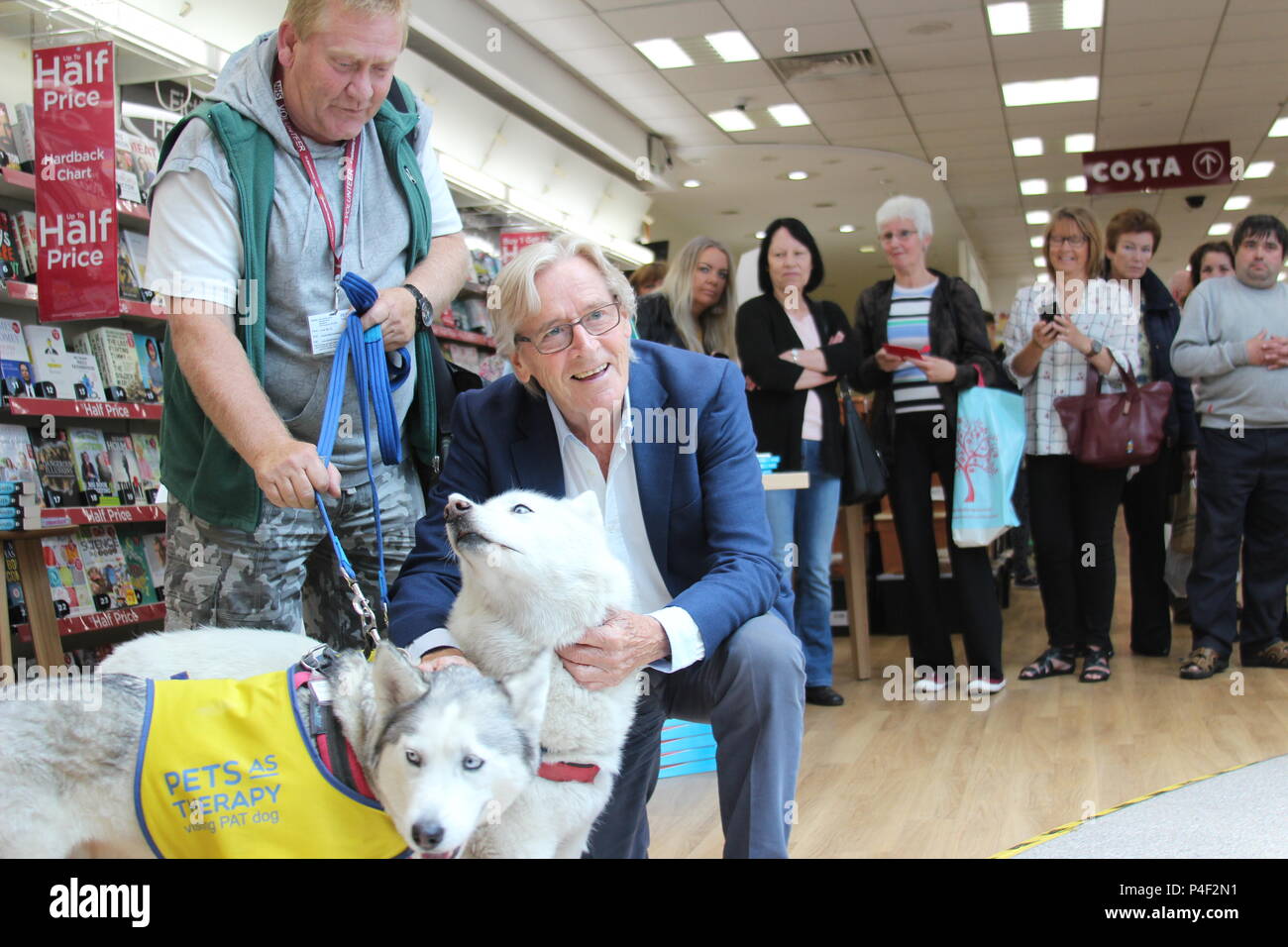 William Roache at WH Smith Chester, signing his book Life and Soul for ...