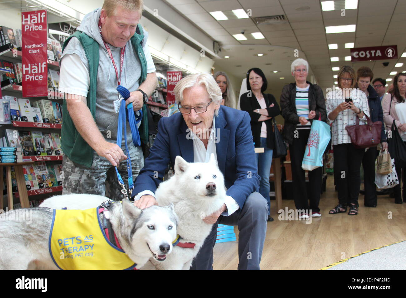 William Roache at WH Smith Chester, signing his book Life and Soul for ...