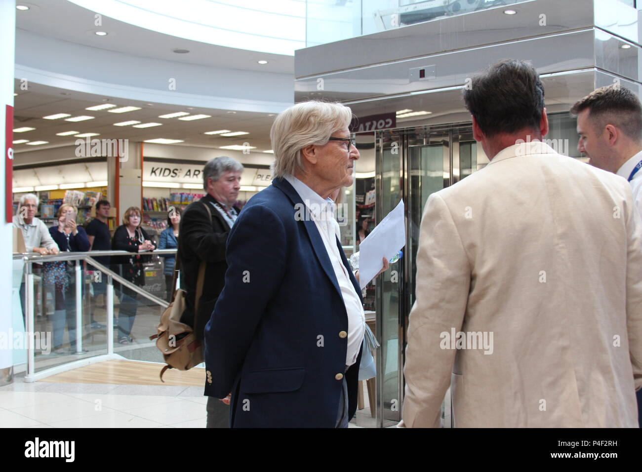 William Roache at WH Smith Chester, signing his book Life and Soul for ...