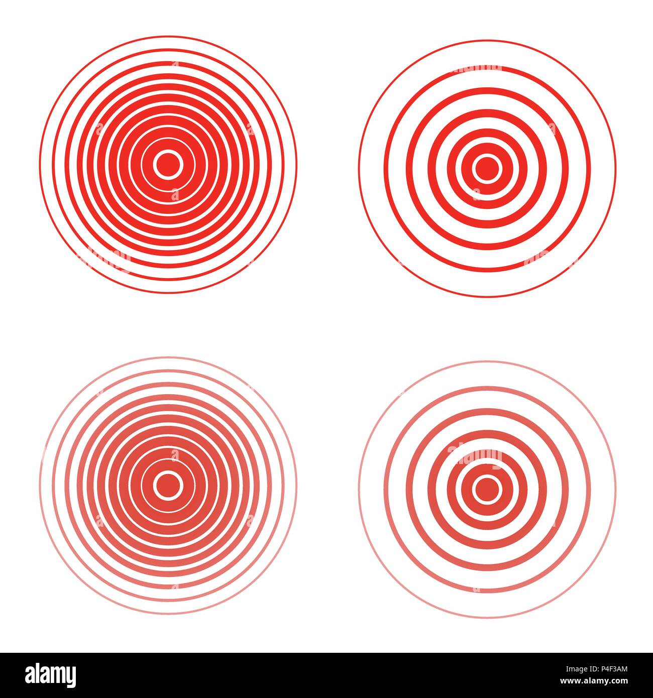 Muscle pain target Cut Out Stock Images & Pictures - Alamy