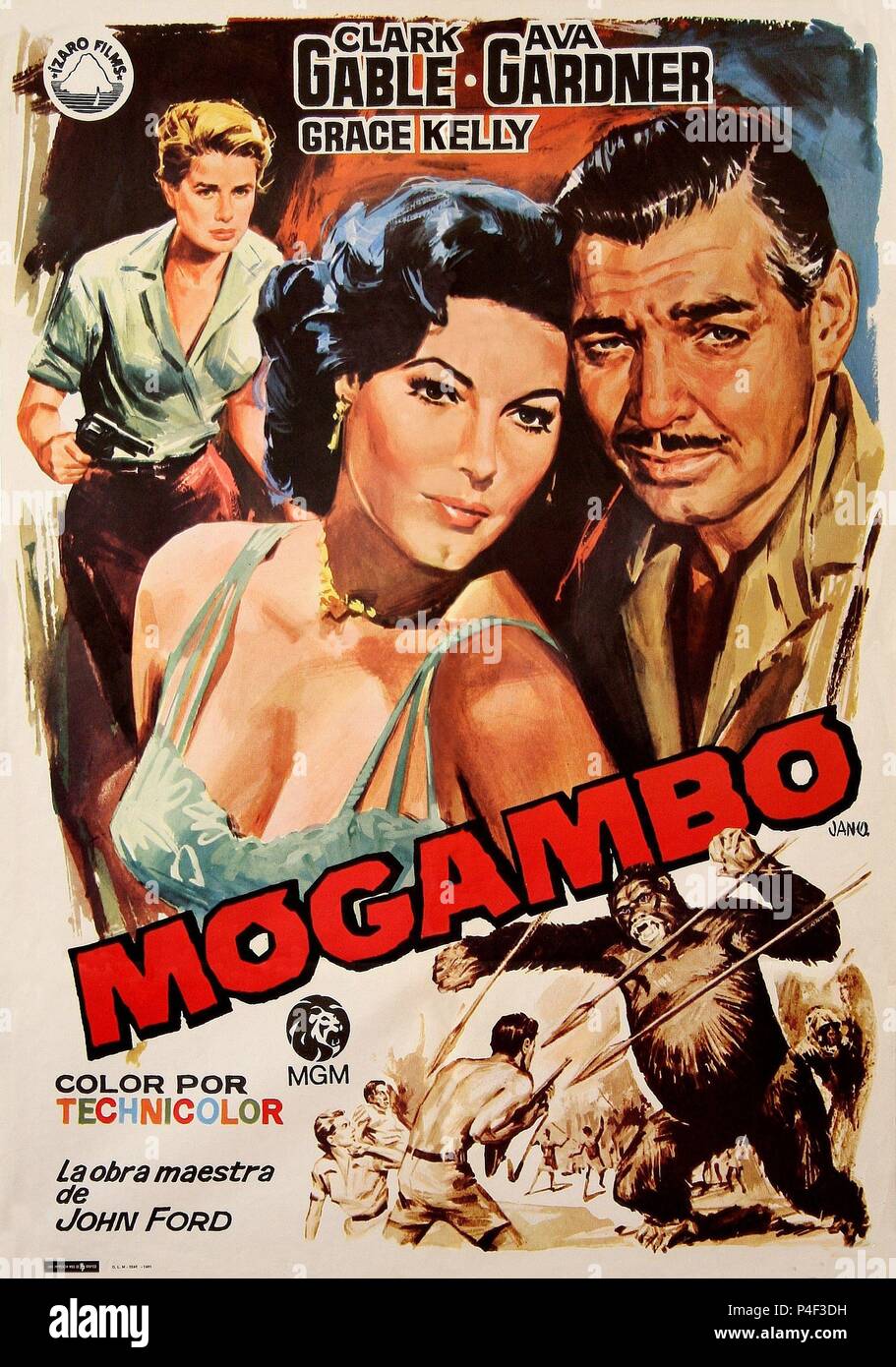 Mogambo 1953 poster hi-res stock photography and images - Alamy