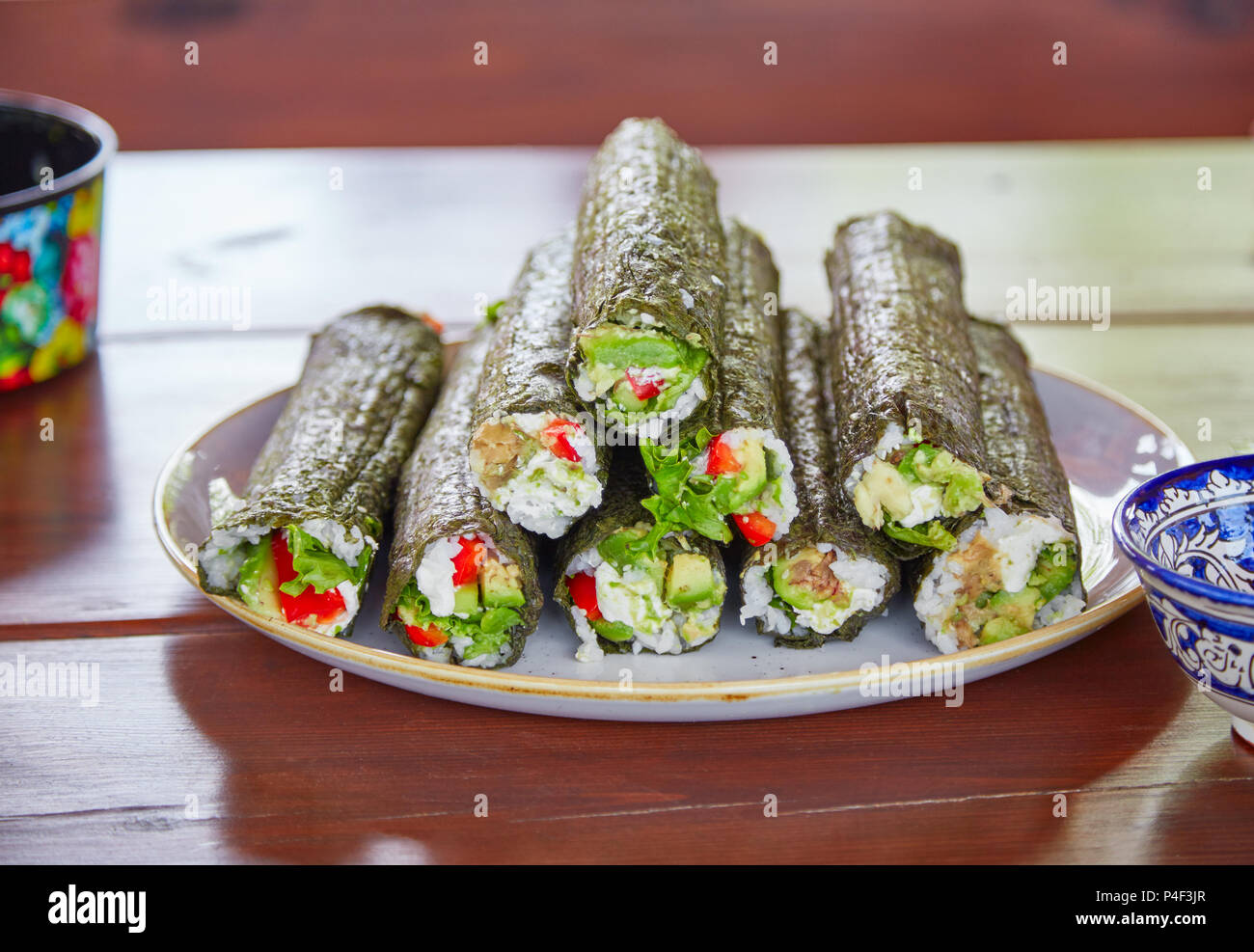 Nori roll long hi-res stock photography and images - Alamy