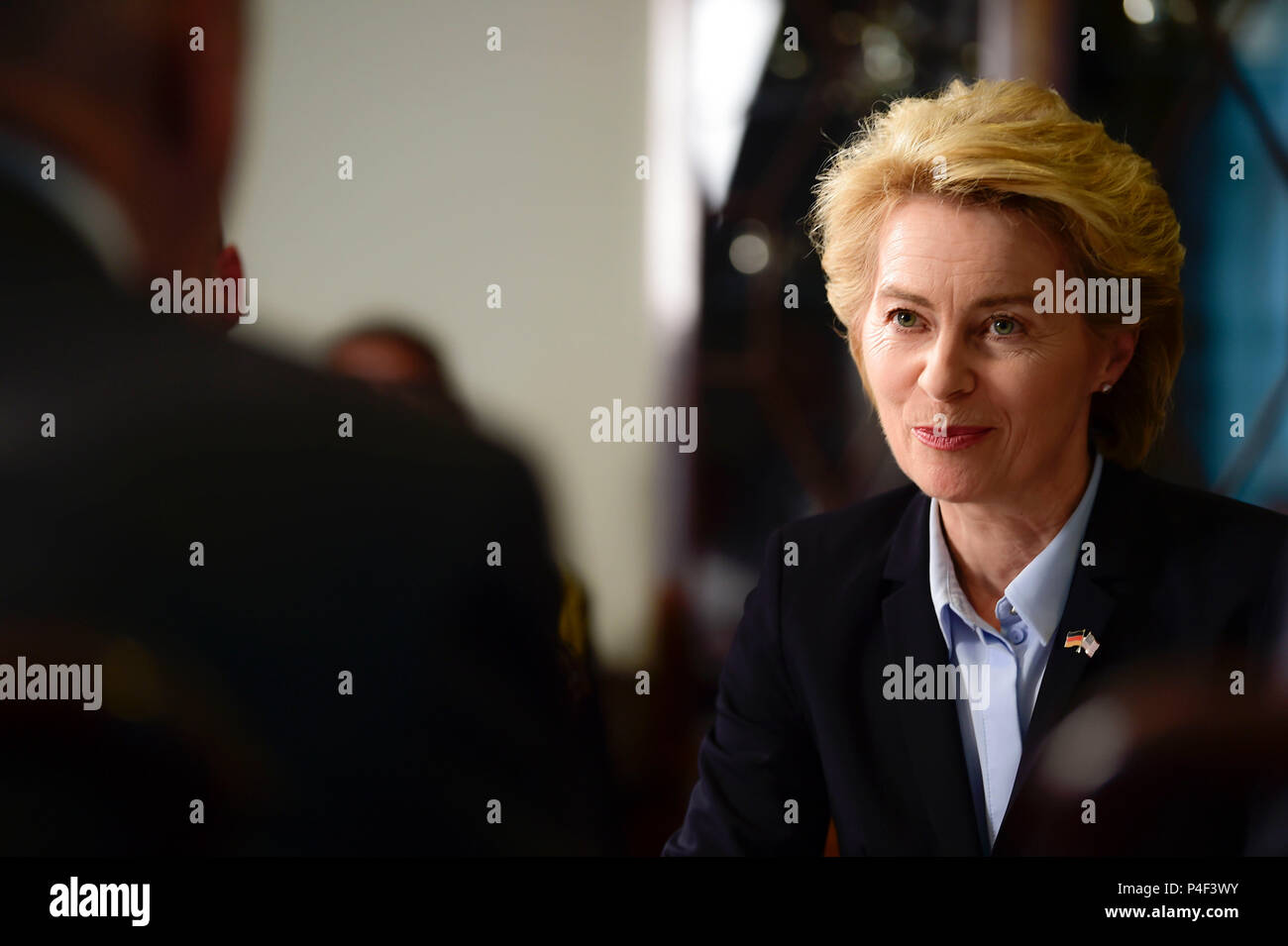 U.S. Secretary of Defense James N. Mattis meets with German Minister of ...