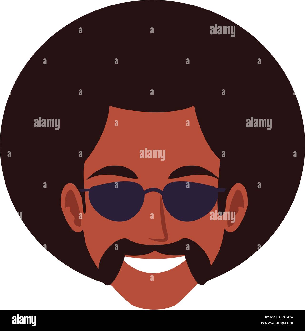 Disco man face Stock Vector Image & Art - Alamy
