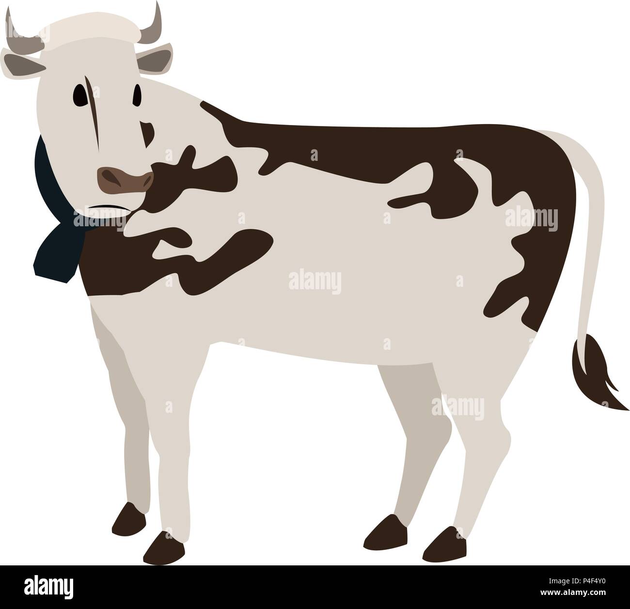 Milch cow cartoon Stock Vector Image & Art - Alamy