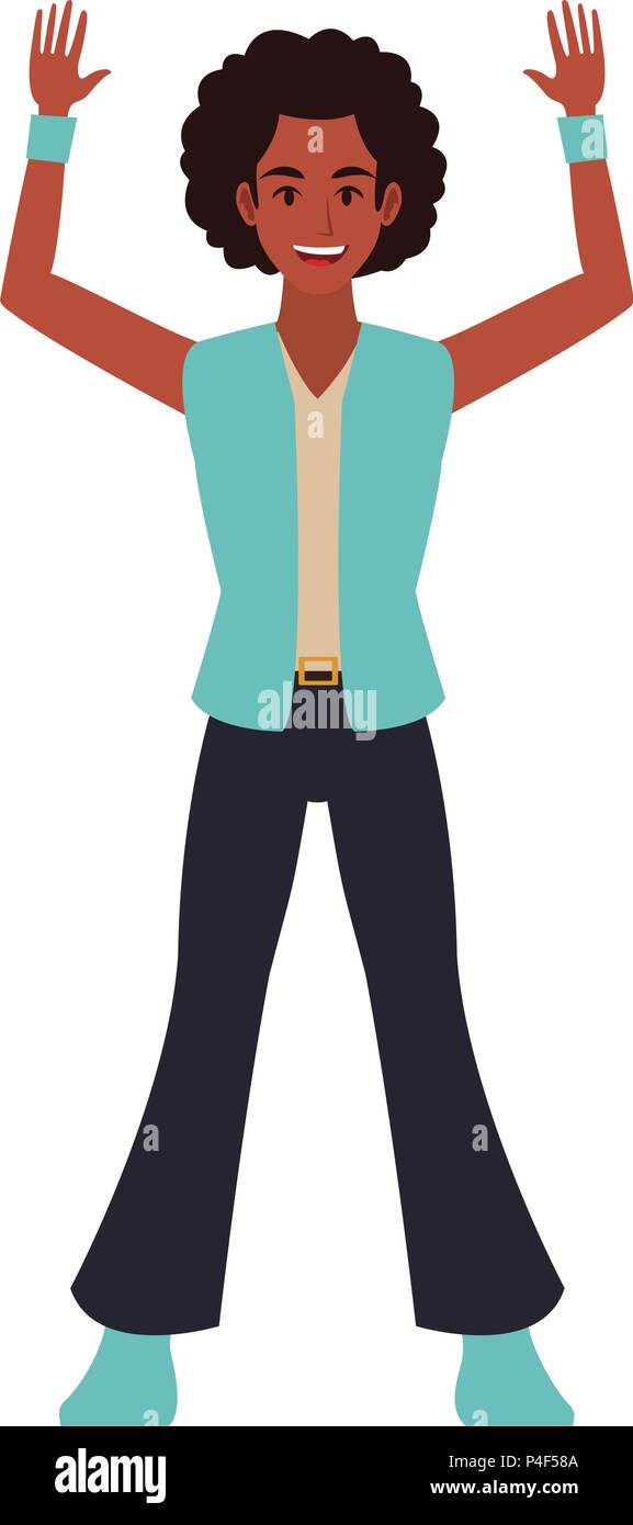 Disco man cartoon Stock Vector Image & Art - Alamy