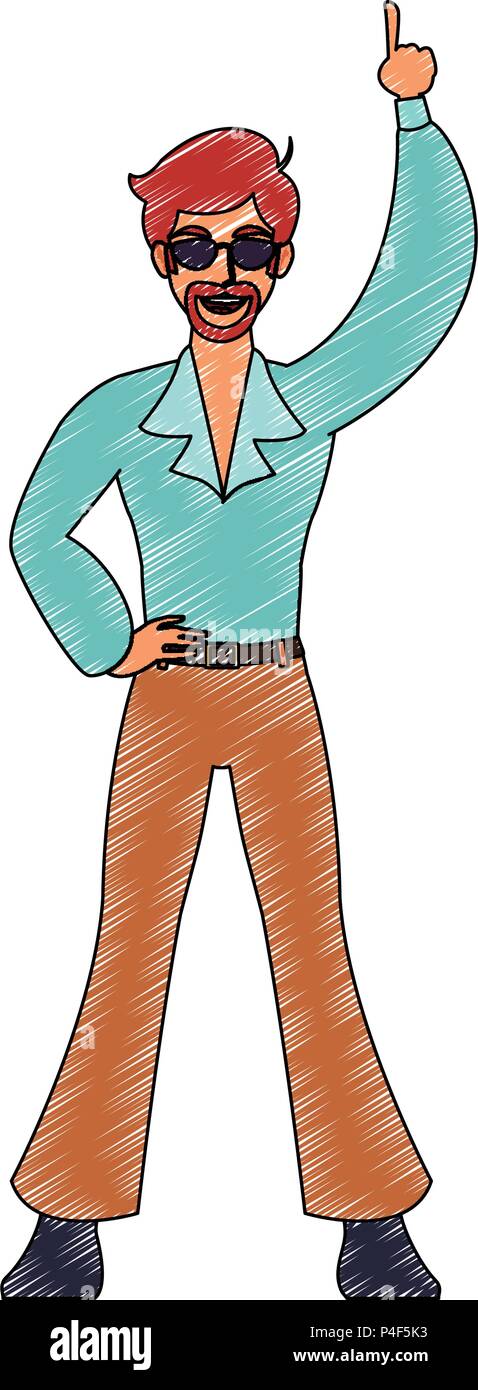 Disco man cartoon Stock Vector Image & Art - Alamy